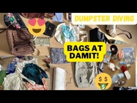 DUMPSTER DIVING IN JAPAN🎌BAGS AT DAMIT😱@bisdaklorjapanvlog - YouTube