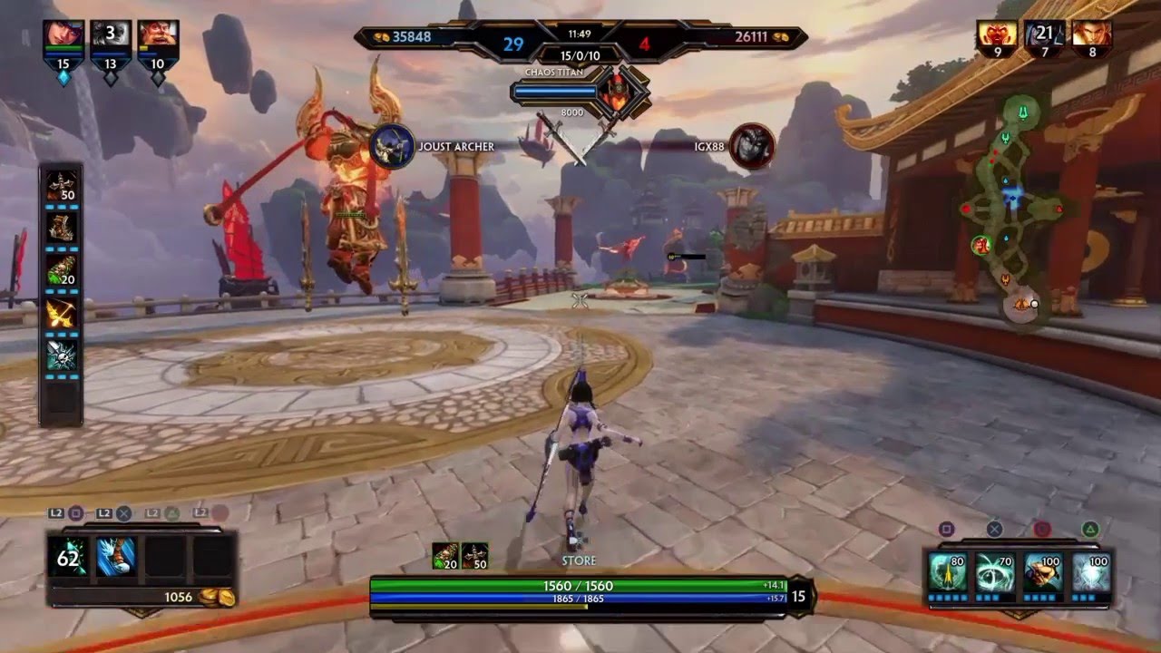 (OP Neith build) Smite gameplay joust 3v3 - YouTube