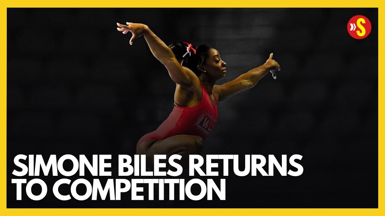 Simone Biles returns to competitive gymnastics, aces Yurchenko double ...
