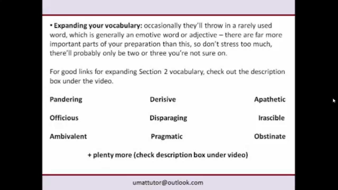 UMAT Section 2 Preparation: tips, tricks and techniques - YouTube