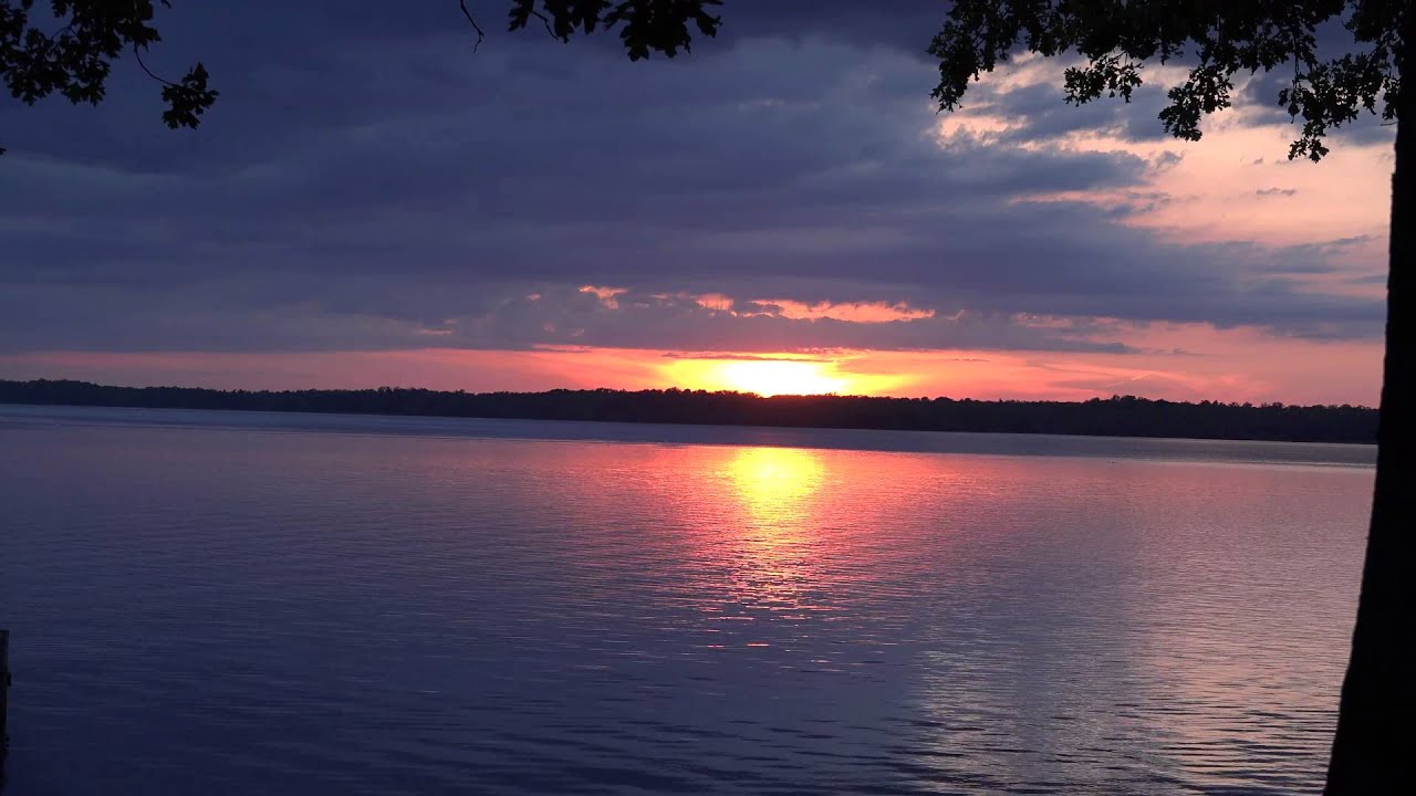Lakeside Sunset 4K Video - YouTube