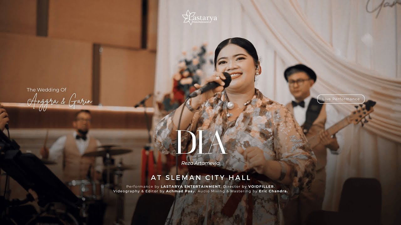 DIA - REZA ARTAMEVIA | Live Cover by Lastarya Entertainment - YouTube
