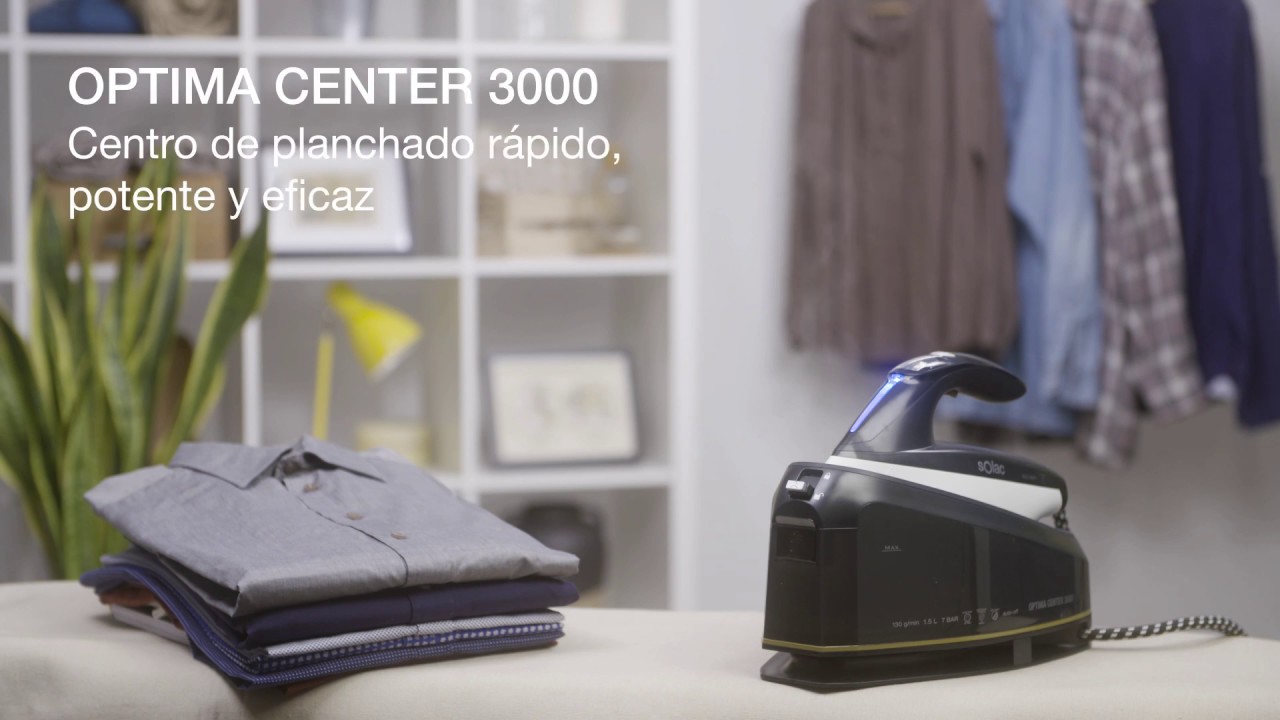Optima Center 3000 - Centro de planchado de 7 bar con temperatura Smart ...