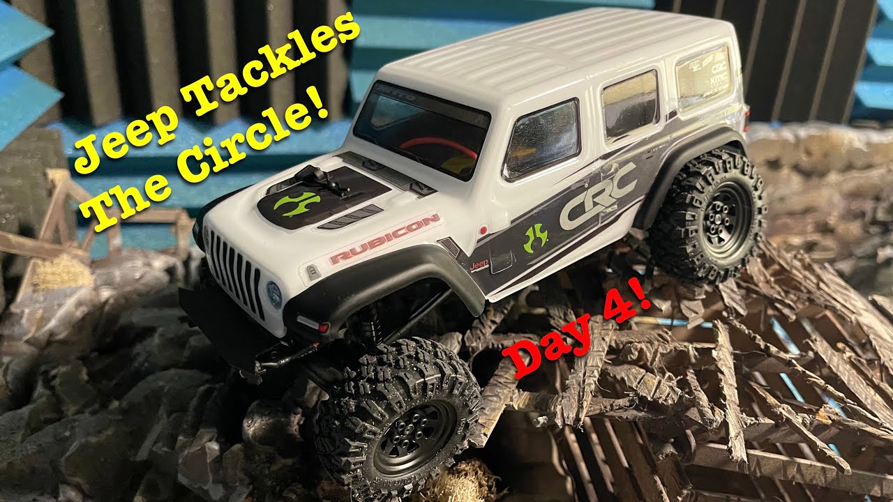 Indoor crawler course competition Day 4! (SCX24 Jeep Rubicon) - YouTube