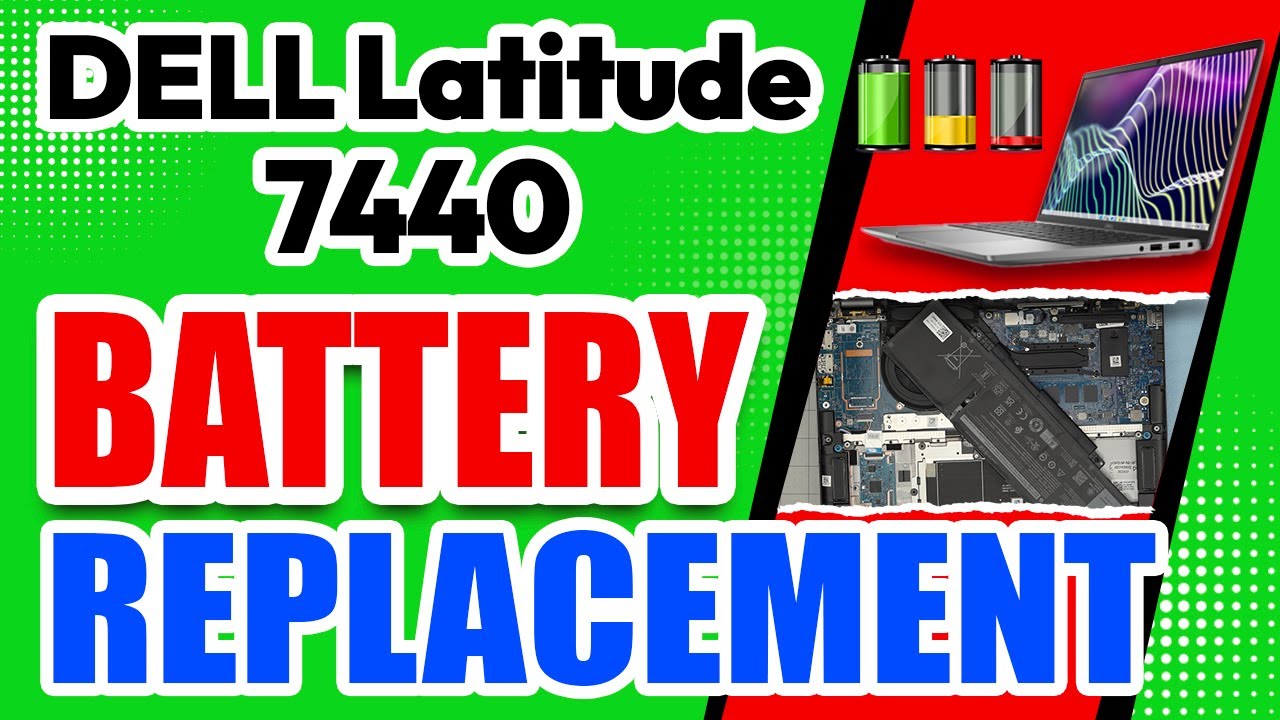 How to Replace Battery on Dell Latitude 7440 (B8RHFY3) P174G laptop ...