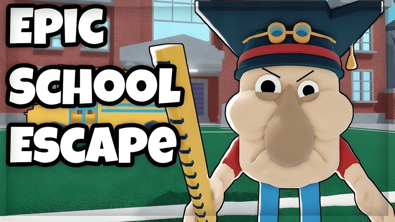 I CAN ESCAPED FORM EPIC SCHOOL ON ROBLOX - YouTube
