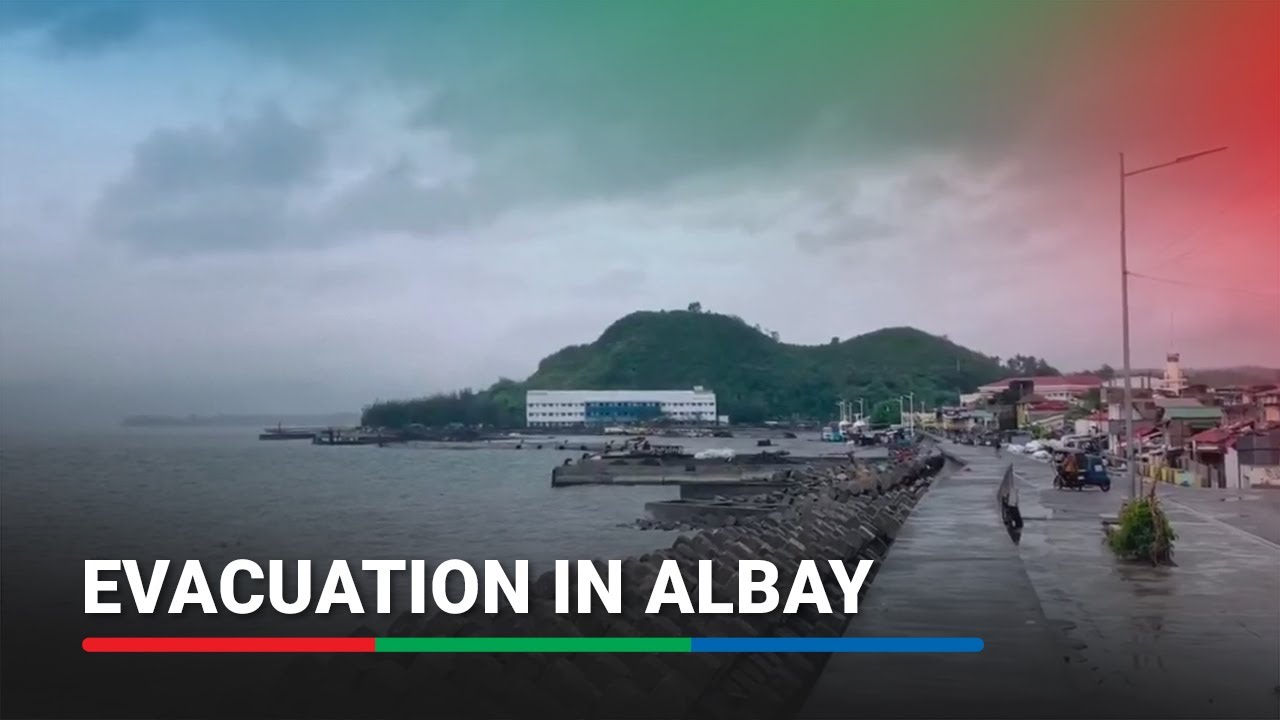 More than 100,000 families in Albay evacuated ahead of typhoon | ABS ...