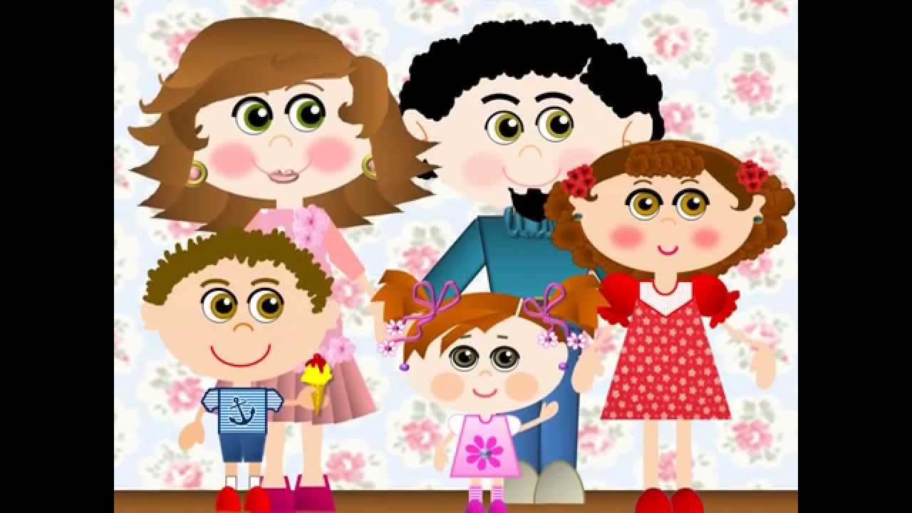 LA FAMILIA , PARA NIÑOS - THE FAMILY IN SPANISH FOR CHILDREN - YouTube