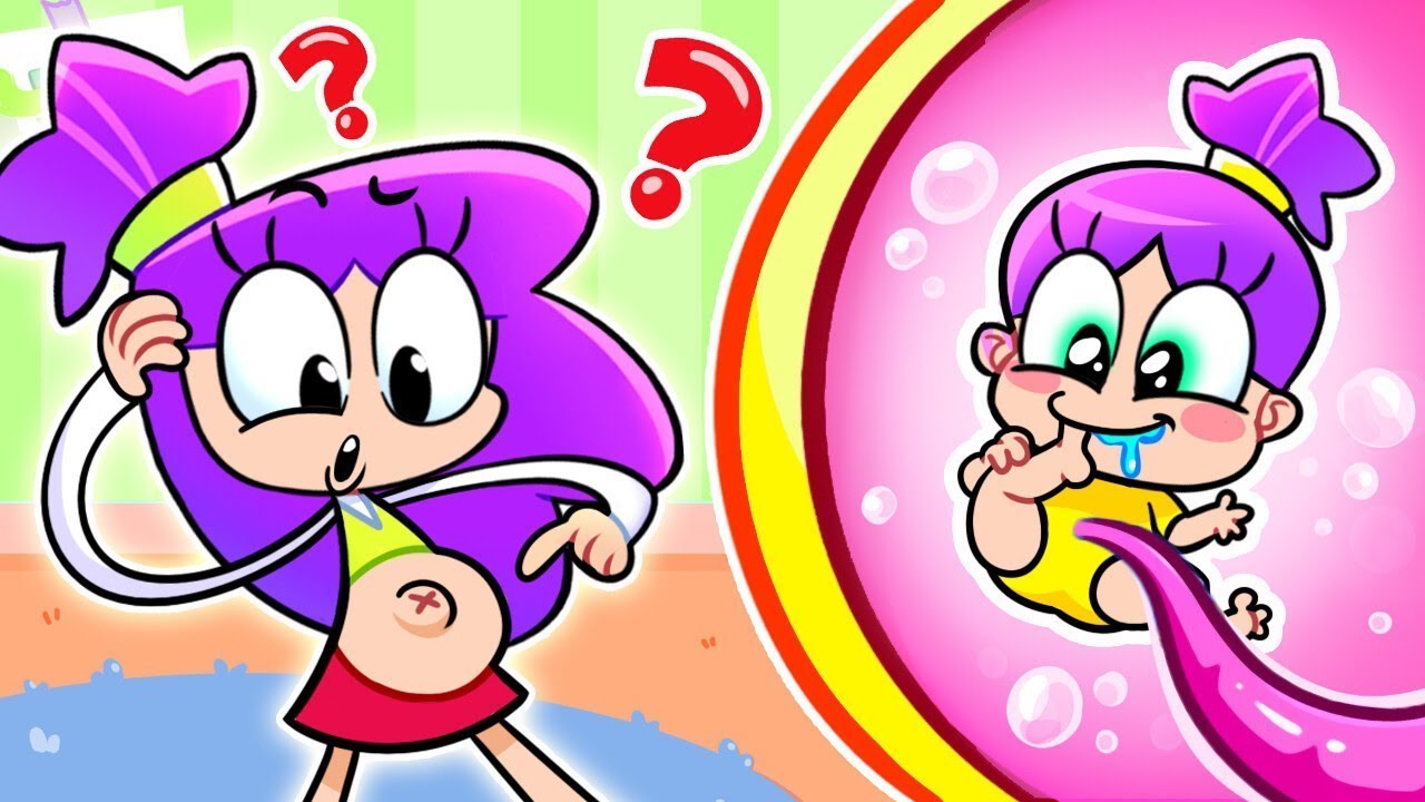 ¿Por qué tenemos ombligo? 🤔 Dibujos animados educativos para niños 👩‍🍼 ...