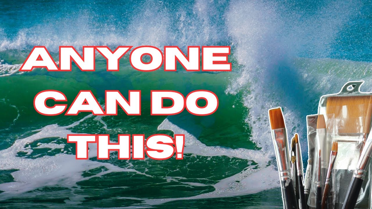 Step-by-step: How to paint realistic waves | The Block-in - YouTube