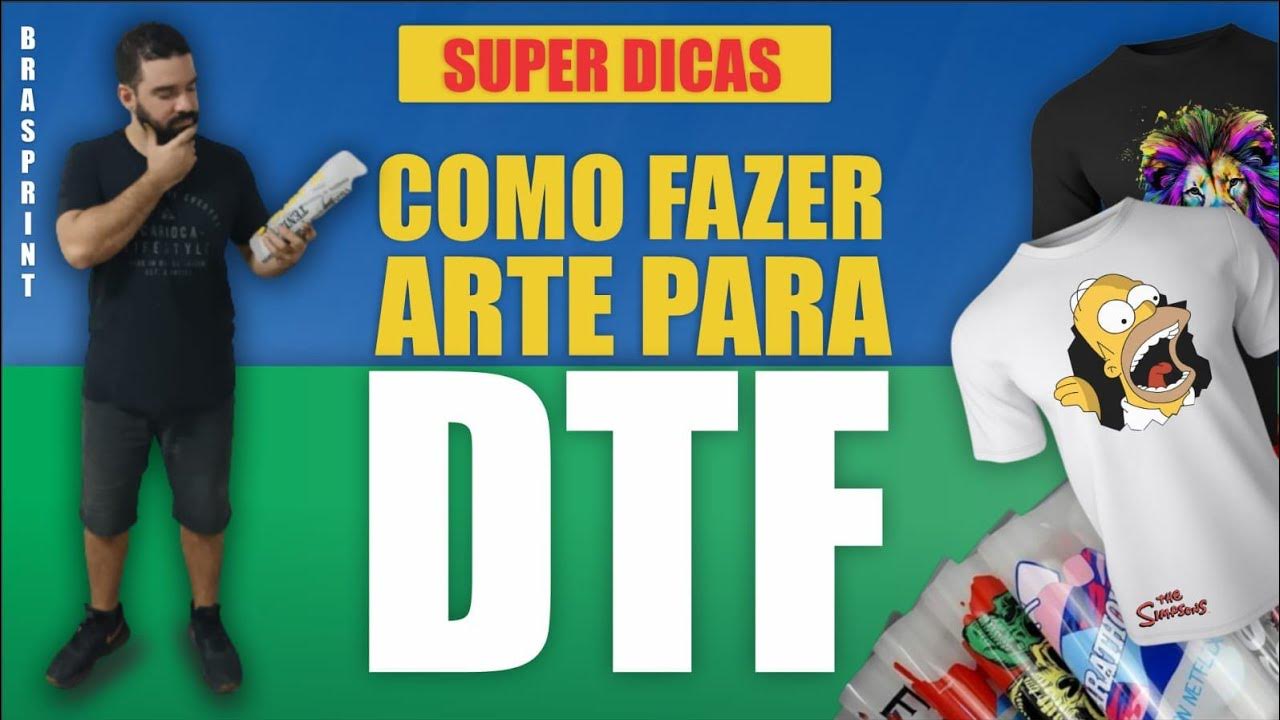 Como criar um arquivo para impressão em DTF (ATUALIZADO 2023) - YouTube