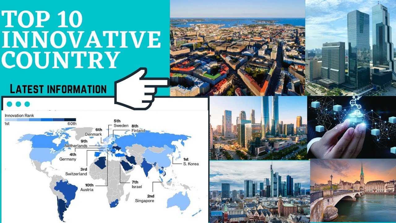 Top 10 world's most innovative country | innovative economies | global ...