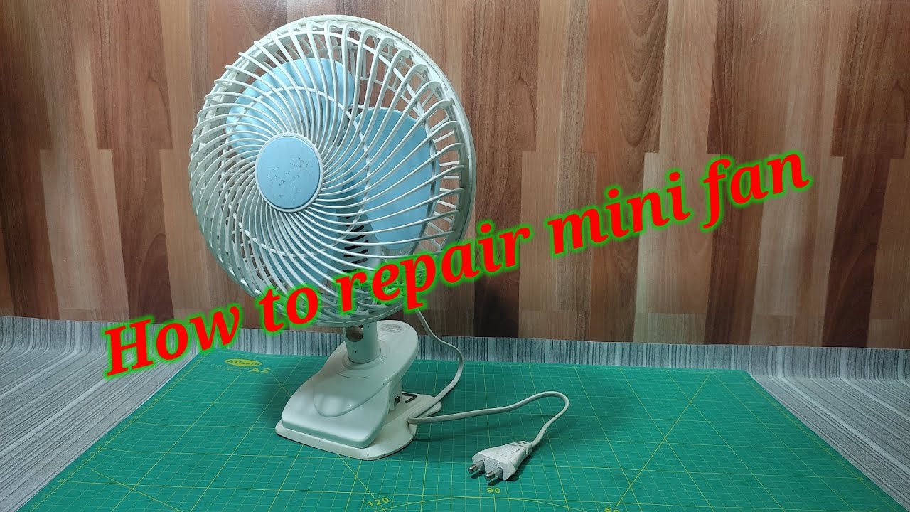 How to repair mini clip fan - YouTube