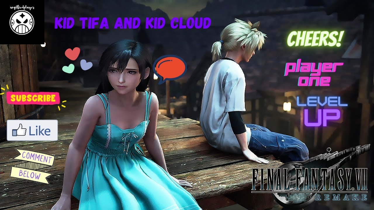 Kid Tifa And Kid Cloud I #FinalFanasty7Remake I #FF7 I #FinalFanasty # ...