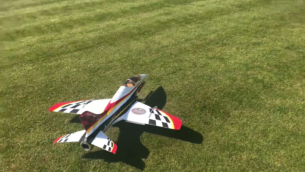Freewing avanti with jetcat p20 turbine - YouTube