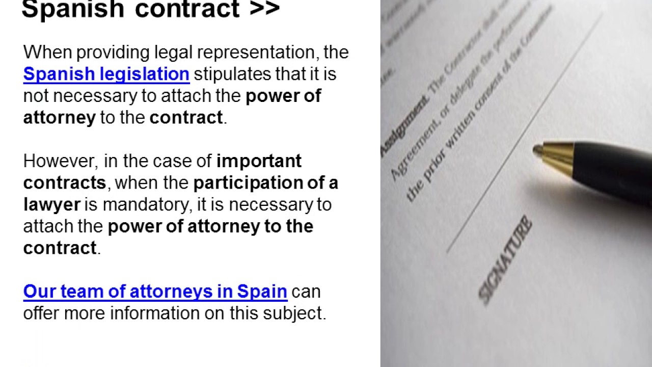 Signing Contracts with a Spanish company - YouTube
