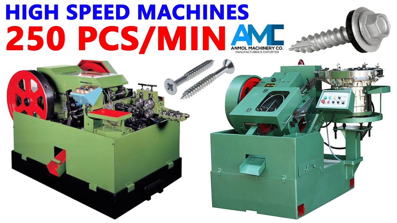Full Automatic Screw Making Machine 😍👌 | Screw Making Machine Price | M ...