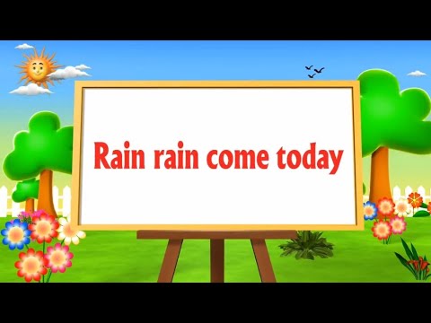 Rain Rain come Today English Rhymes by CVS Drawing edition #viral - YouTube