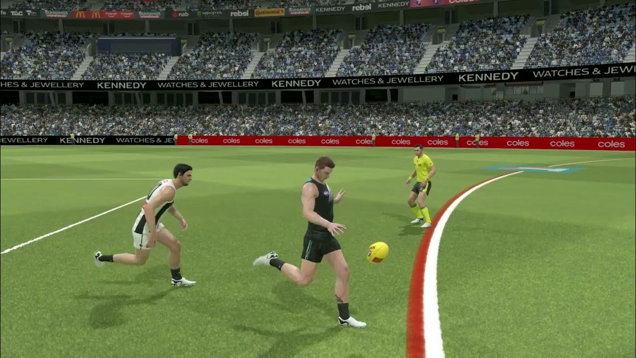 AFL 23 On The Run Goal Kicking Glitch - YouTube