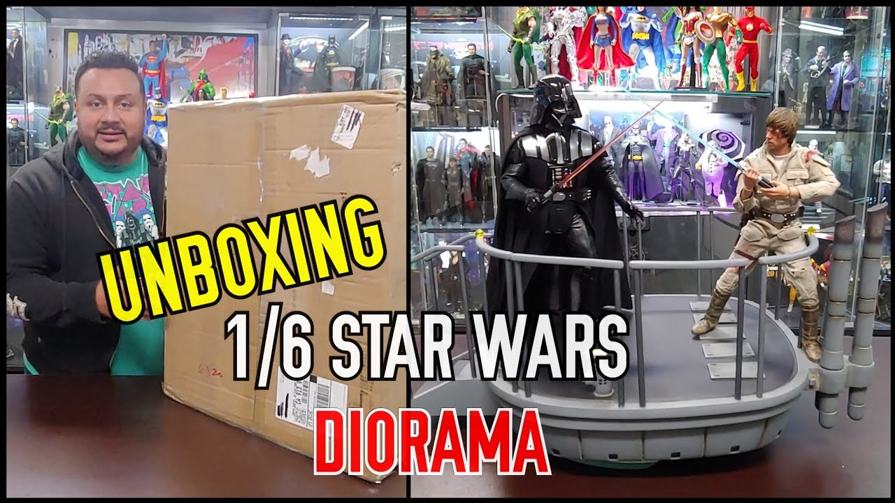 #StarWars #Diorama #hottoys Unboxing 1/6 scale Bespin Gantry Diorama ...