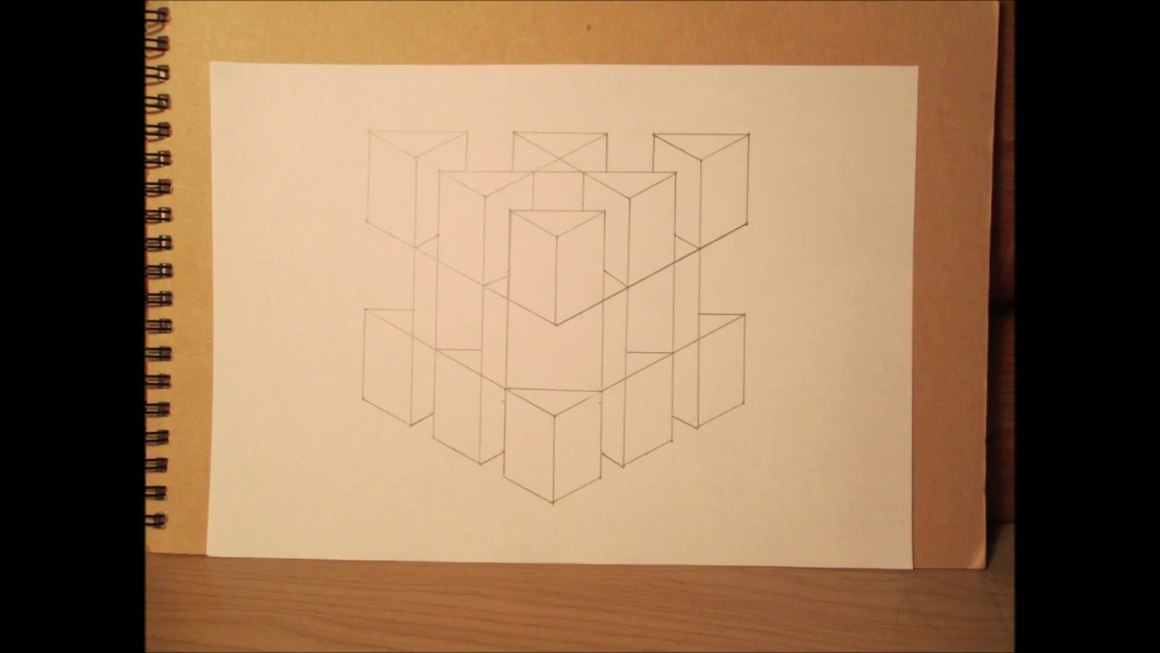 A cross section of hypercube 10 : by a hyperplane orthogonal to a plane diagonal - YouTube