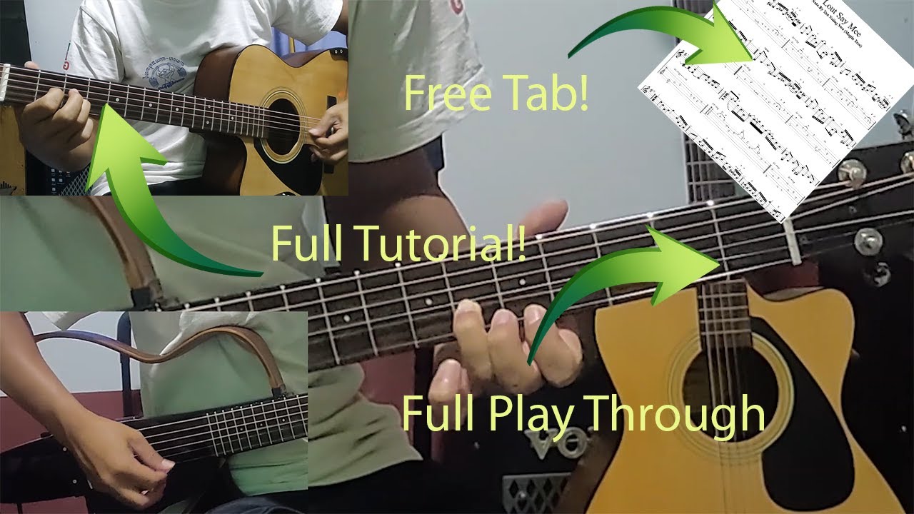 လွတ်စေမည် စံပီး plucking Guitar tutorial #guitartutorial #gospel - YouTube