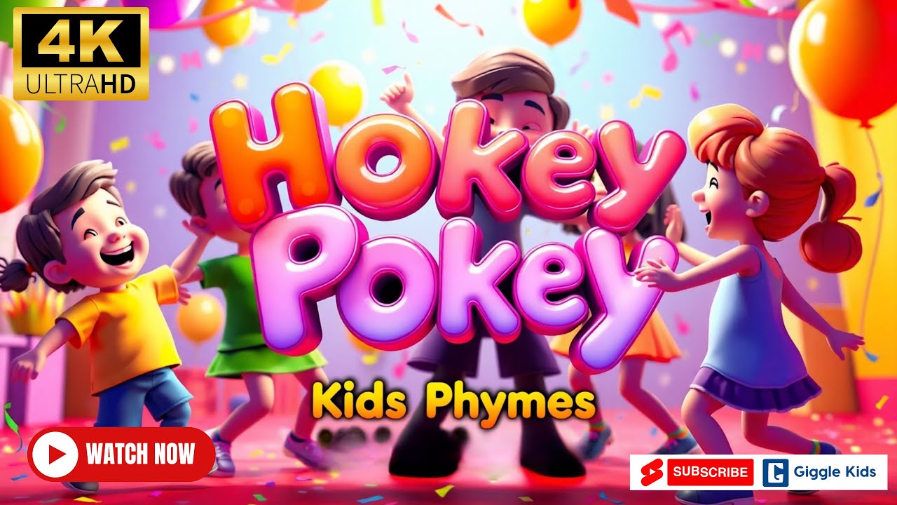 Hokey Pokey - Kids Rhymes | Nursery Rhymes | Fun Dance Song for ...