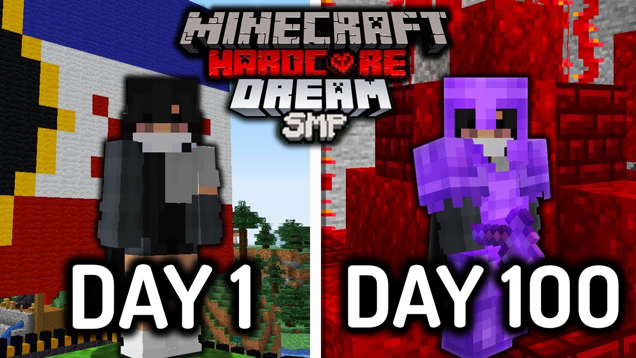 I Survived 100 Days in Minecraft on the Dream SMP Seed - YouTube