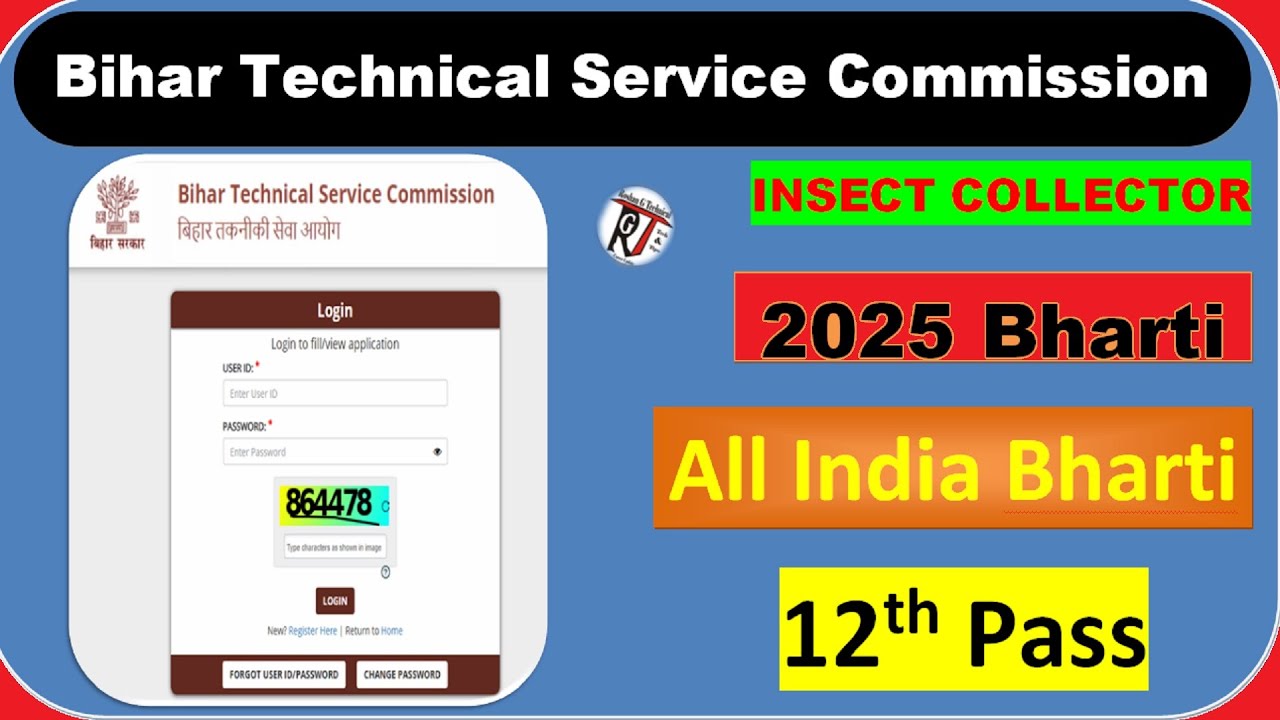 Bihar Insect Collector New Vacancy 2025 | INSECT COLLECTOR BHARTI 2025 ...