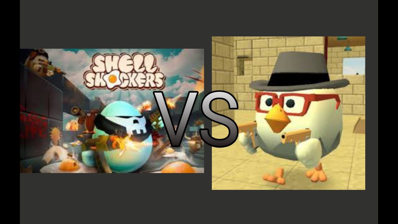 Shell shockers🥚vs chicken gun🐥 - YouTube
