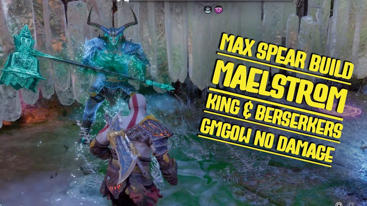 Max Level Maelstrom Spear Build ⚜️ Berserkers & King | Maxed Kratos ...