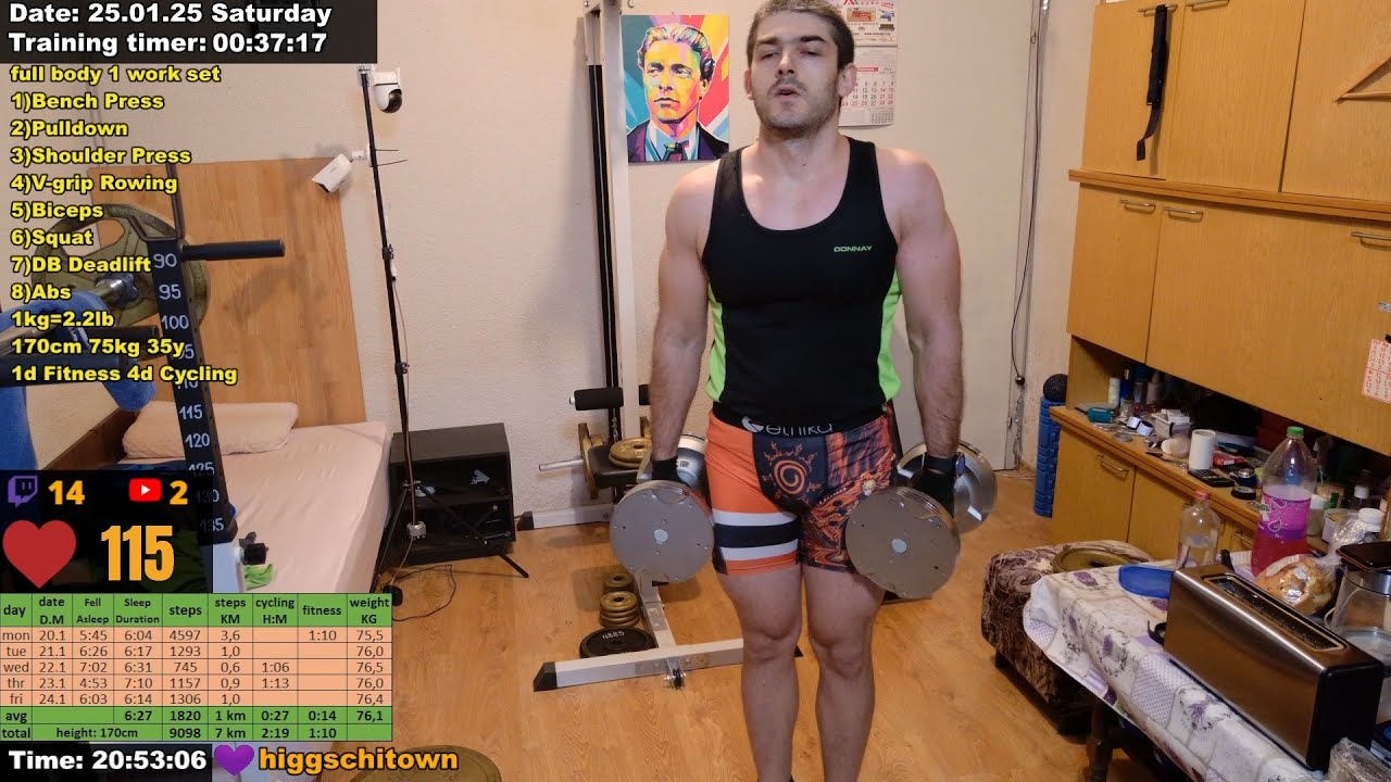Fitness Workout Live Stream 25.01.2025 fiv - YouTube