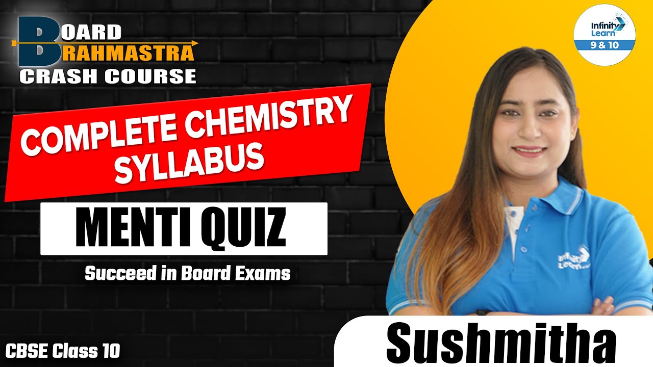 Menti Quiz for Complete Chemistry Syllabus | CBSE Board 2025 | Exam Revision | @InfinityLearn ...