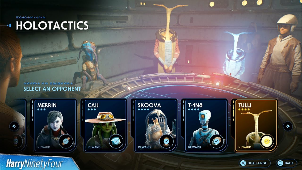 STAR WARS Jedi Survivor - All Holotactics Matches Walkthroughs - YouTube