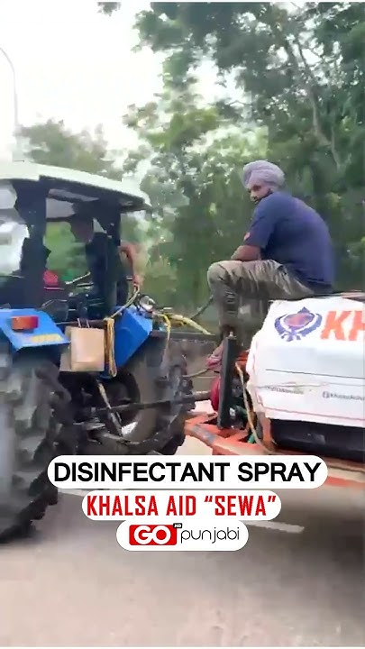 Disinfectant Spray Khalsa Aid Sewa Punjab Flood Youtube