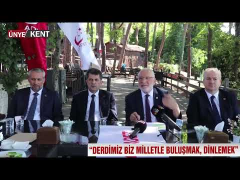 “DERDİMİZ BİZ MİLLETLE BULUŞMAK, DİNLEMEK”