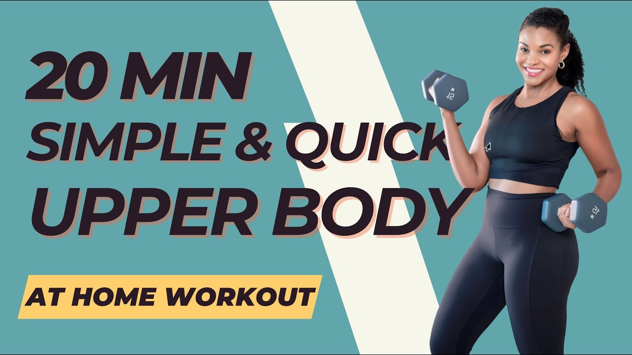 20 Min Simple and Quick Upper Body at Home Workout | Dr. Stacey Wells ...