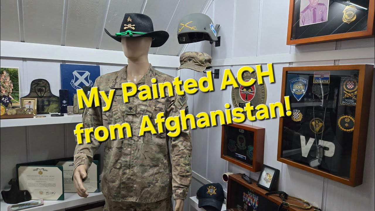 My Painted ACH from Afghanistan! Please Watch Until The End! - YouTube