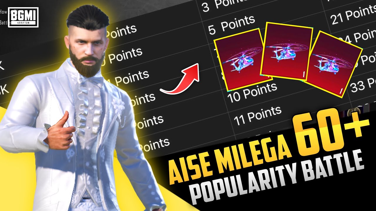 🔴 60+ POINT TRICK POPULARITY BATTLE | POPULARITY BATTLE PK 8,9,10 KAISE ...