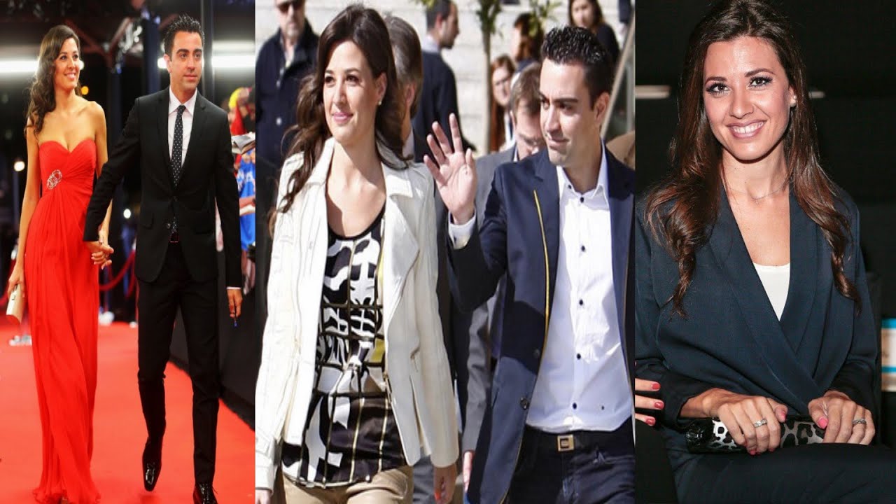 The wife of Xavi Hernandez Fashion Journalist Nuria Cunillera - YouTube