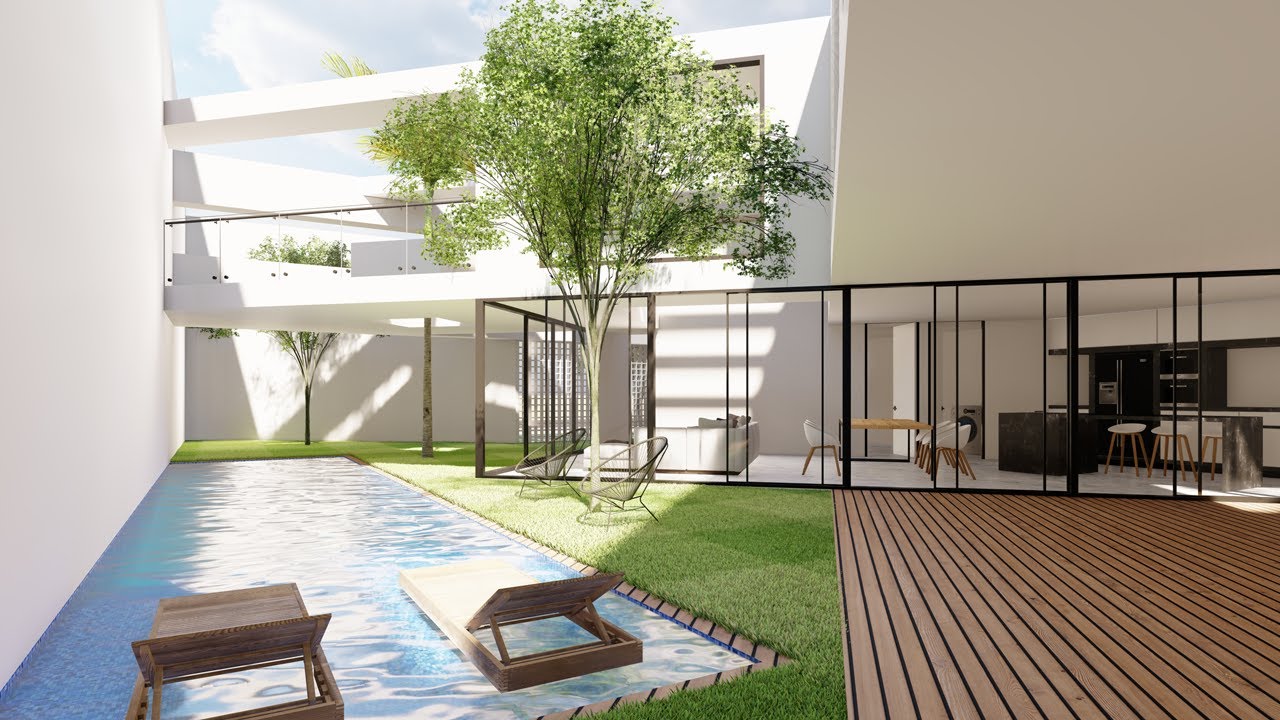 PLANO DE CASA 15X25 M / DESAIN RUMAH 15X25 M / HOUSE PLANS 15X25 M ...