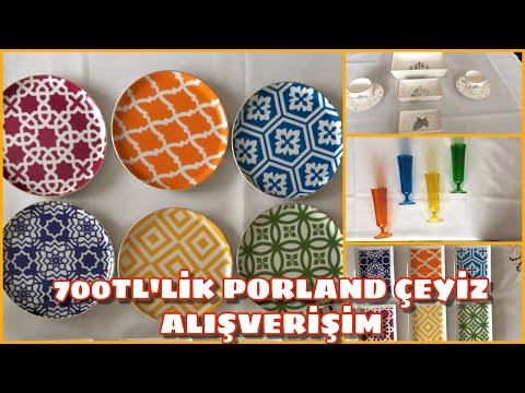 PORLAND ÇEYİZ ALIŞVERİŞİM | ALMADAN ÖNCE İZLEYİN | 700TL'LİK ALIŞVERİŞ 300TL'YE GELDİ! | KUTU AÇALIM