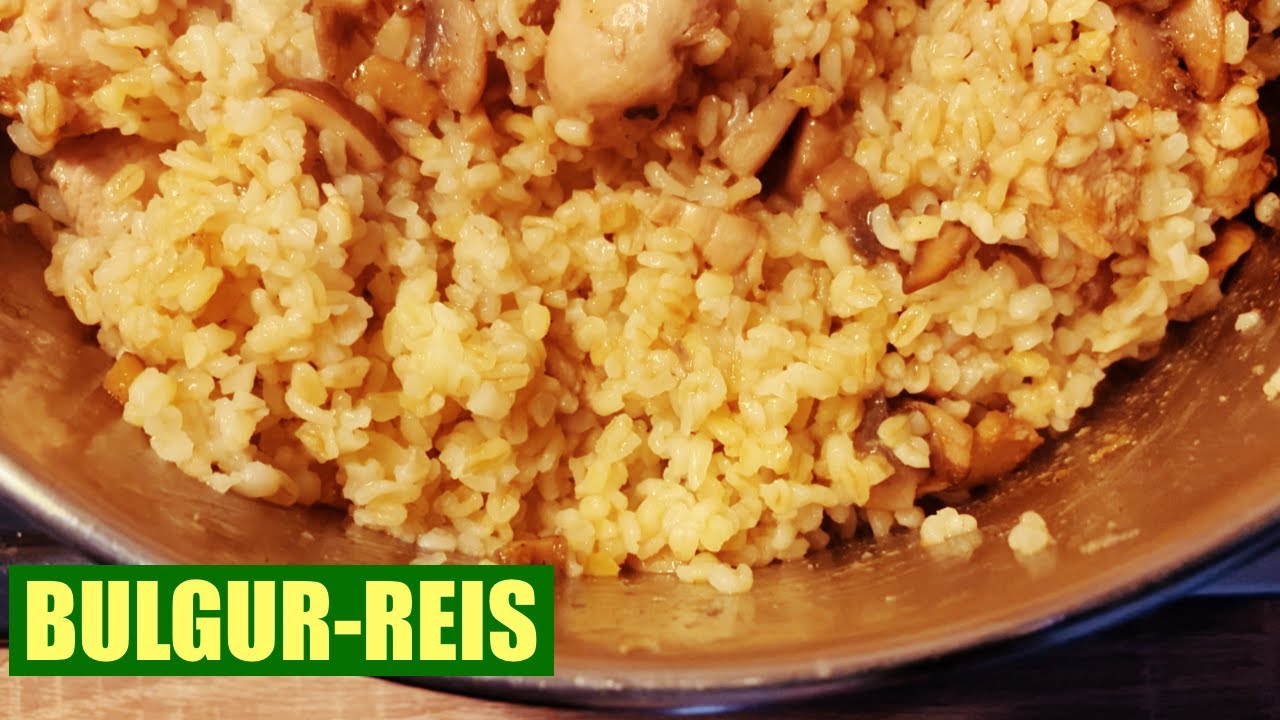 Bulgur Reis - Meine Rezepte: mit HähnchenBrustfilet und Champignon Pilz ...