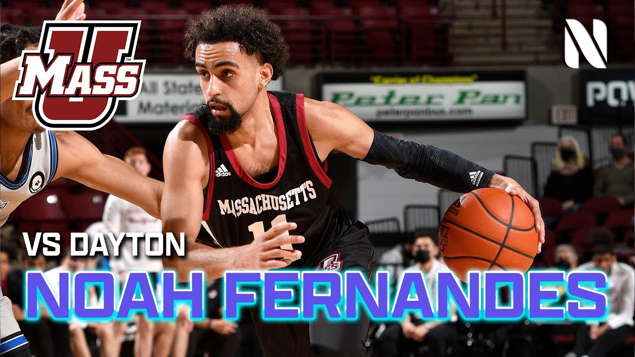 Noah Fernandes Career-high 29 points 7 AST UMass Minutemen vs George ...