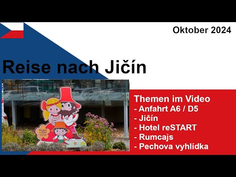 Tschechien Video 01 Jičín: Nach 150 Tagen lernen meine erste Reise nach Tschechien