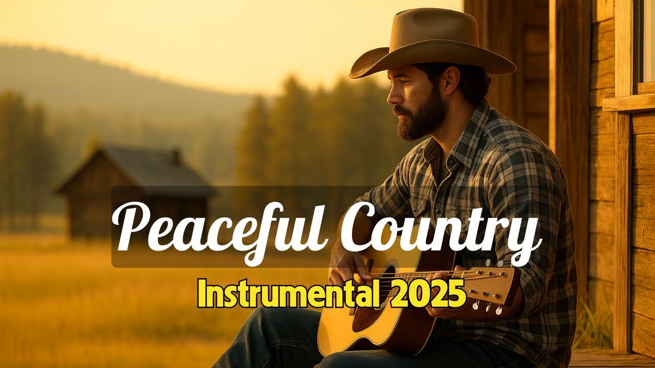 Modern Country Instrumental 2025. One Hour Relaxing Country Music#10 ...