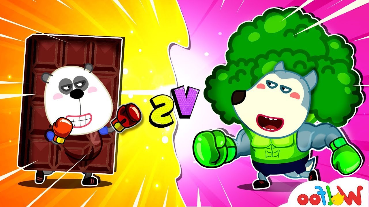 Healthy Food vs Junk Food -Wolfoo Learns Healthy Food Choices With ...