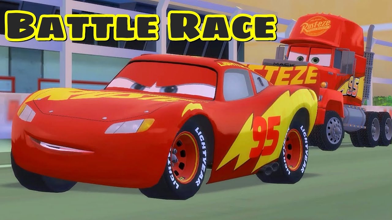 Lightning McQueen Rust-Eze Racing Center - Battle Race - Harbor Sprint ...