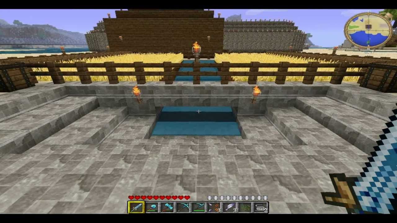 Minecraft - Weizenfarm / Plantage mit Pistons - YouTube