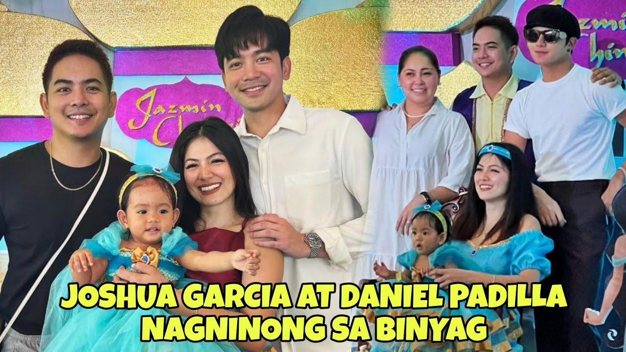 JOSHUA GARCIA AT DANIEL PADILLA NAG NINONG SA ANAK NI NEIL COLETA - YouTube